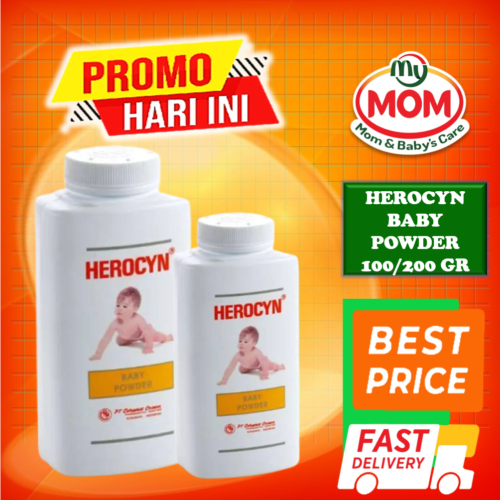 Jual Herocyn Baby 100gr & 200gr - Bedak Gatal Biang Keringat - Bedak ...