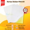 Jual Kertas Sticker HVS A4 Stiker HVS Doff Premium Quality Lembaran ...