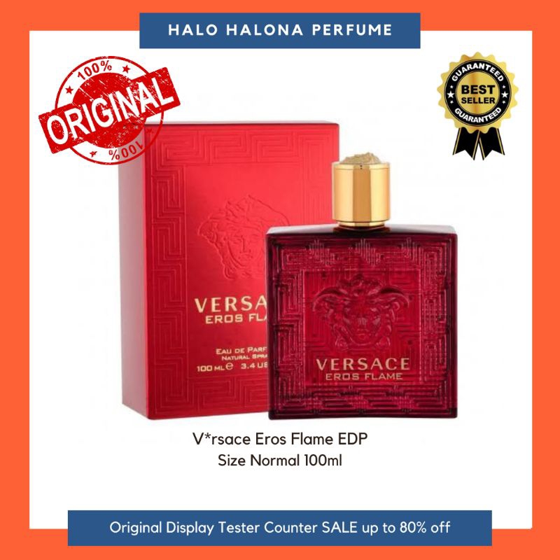 Jual Versace Eros Flame EDP Parfum Original Authentic Tester Display ...
