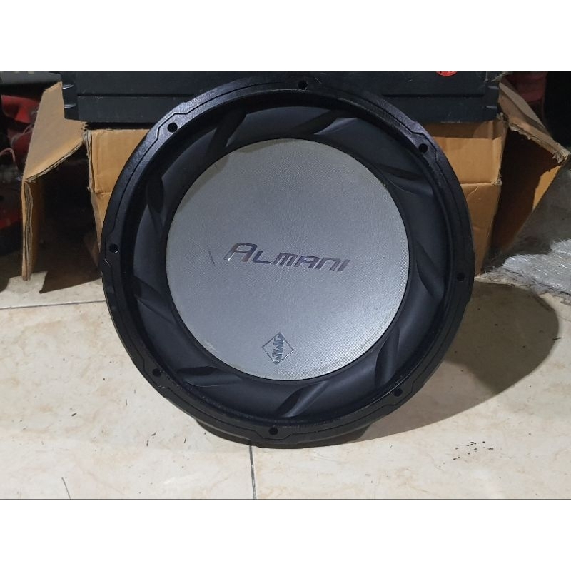 Jual Subwoofer 12inch double voice coil made in italy almani second ...