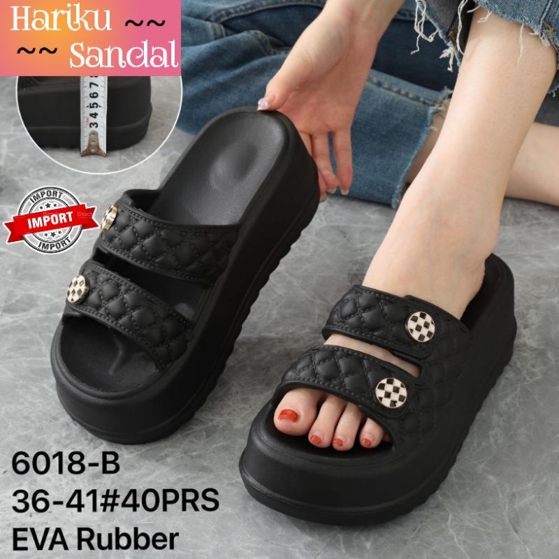 Jual Sandal Fuji Ban 2 Pin LUXURY Terbaru Import 6018-B2 | Shopee Indonesia