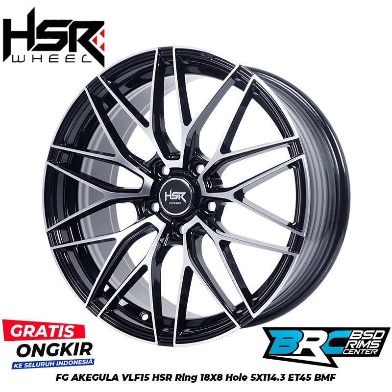 Jual VELG MOBIL FG AKEGULA VLF15 HSR R18X8 | Shopee Indonesia