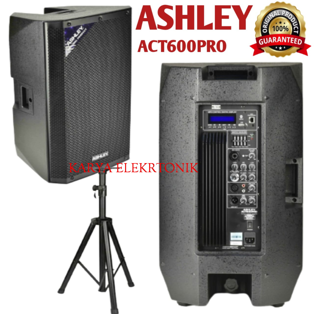Jual Speaker Aktif Ashley ACT600PRO Original 15 inch | Shopee Indonesia