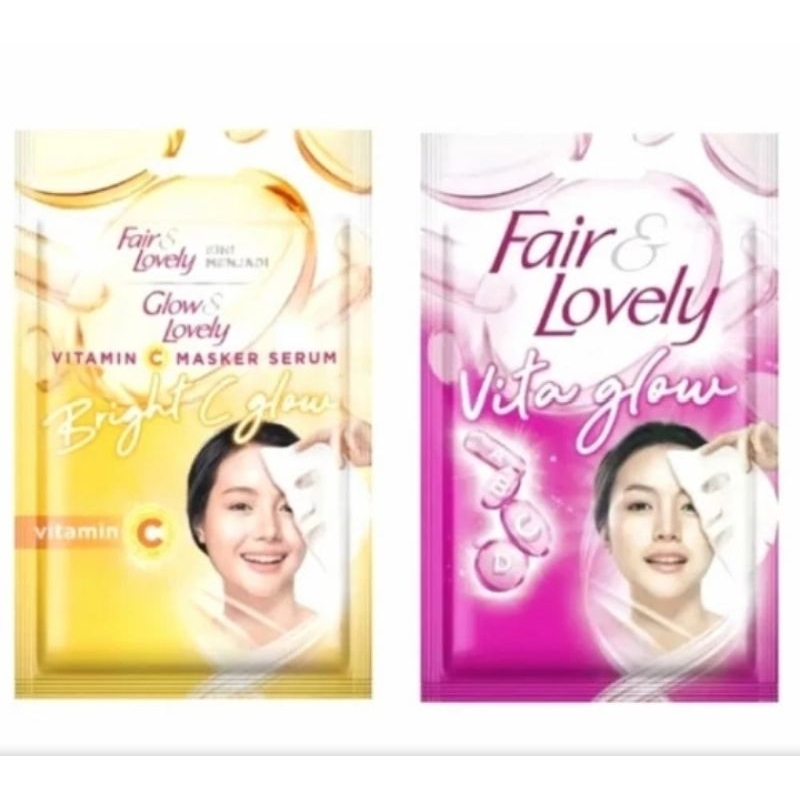 Jual Fair & Lovely - Glow & Lovely Multivitamin Serum Sheet Mask 20g | Shopee Indonesia