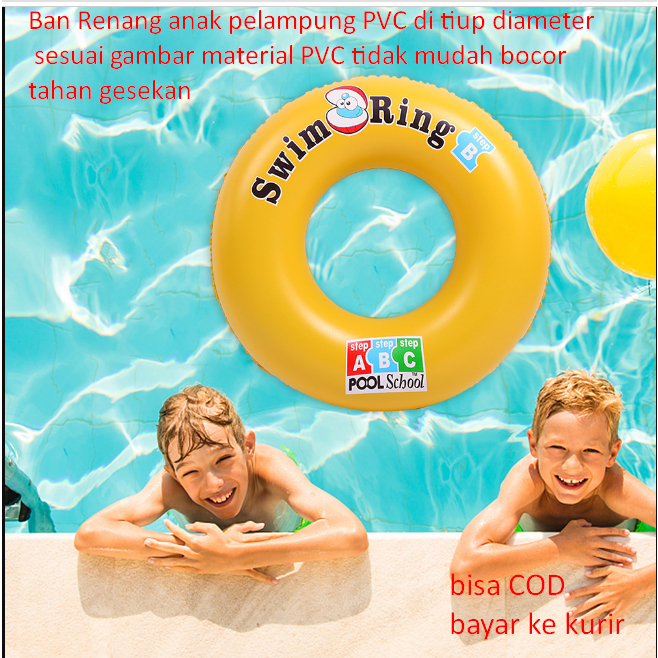 Jual Ban Renang anak pelampung PVC di tiup diameter sesuai gambar ...