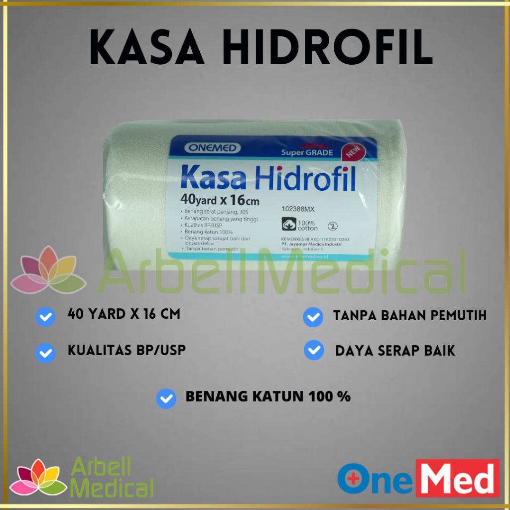 Jual Kasa Hidrofil Onemed | Shopee Indonesia