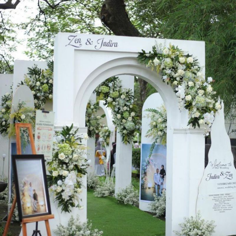 Jual pintu masuk / gate / lorong dekorasi pelaminan terbaru | Shopee ...