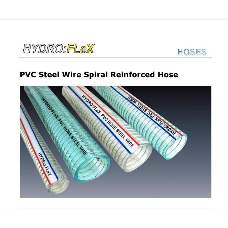 Jual Spring Hose Selang PVC Selang Bening Spiral Kawat Ukuran 1 ...