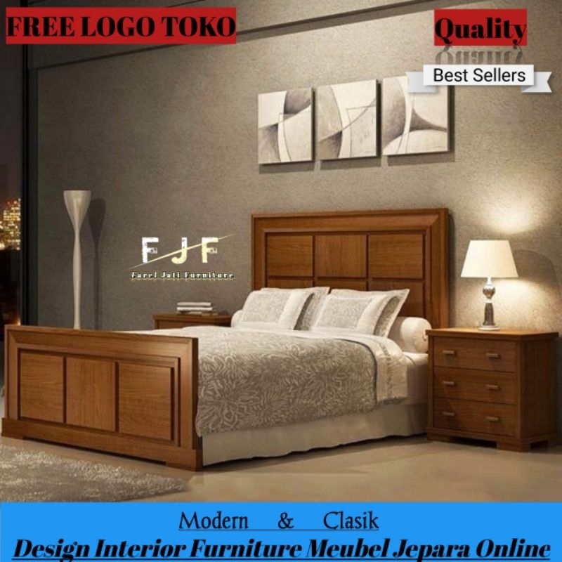 Jual Divan Tempat Tidur Minimalis Modern Dipan Jati 180x200 | Shopee ...