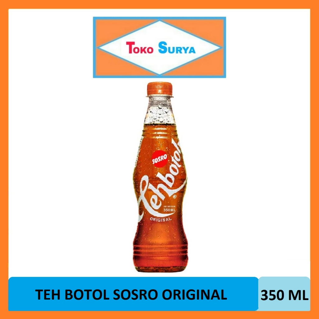 Jual Teh Botol Sosro Minuman Teh Melati Original 350 Ml | Shopee Indonesia
