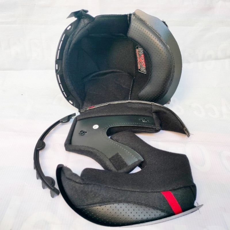 Jual BUSA HELM MDS SUPER PRO SUPERMOTO FULL SET Pipi List Merah SIZE S ...
