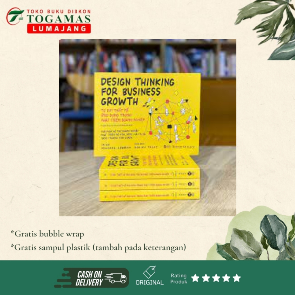 Jual Design Thinking For Business Growth (Cara Berpikir desain Untuk ...