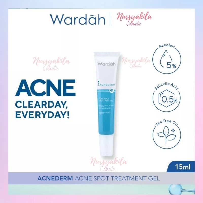 Jual Wardah Acnederm Acne Spot Treatment Gel 15 ml - Totol Jerawat ...