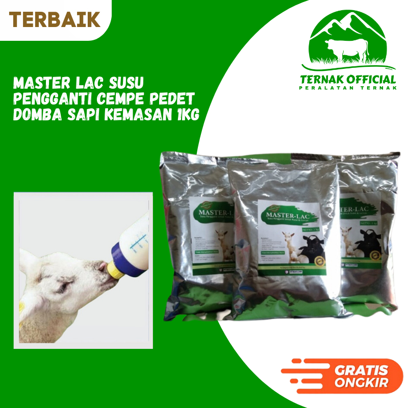 Jual Susu Pengganti Hewan Ternak Pedet Cempe dll Master Lac Kemasan 1 ...