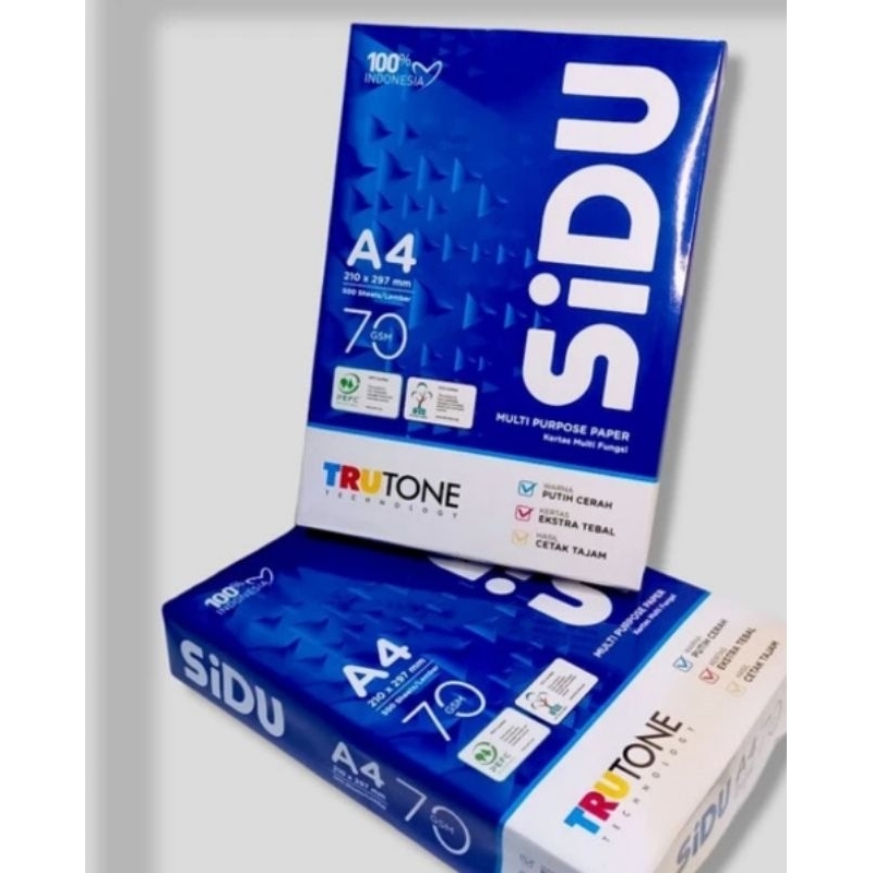 Jual Kertas HVS A4 Kuarto Sidu Multi Purpose Paper | Shopee Indonesia
