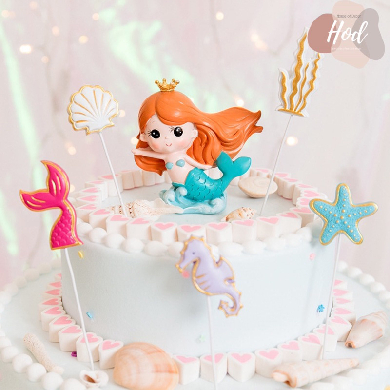 Jual Topper Tosca Mermaid Gyps Hiasan Mue Ocean Theme Putri Duyung ...