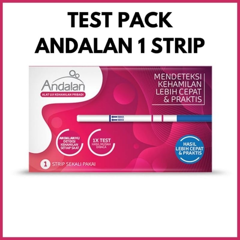 Jual Andalan Test Pack Strip Uji Kehamilan ( Deteksi Cepat ) | Shopee ...