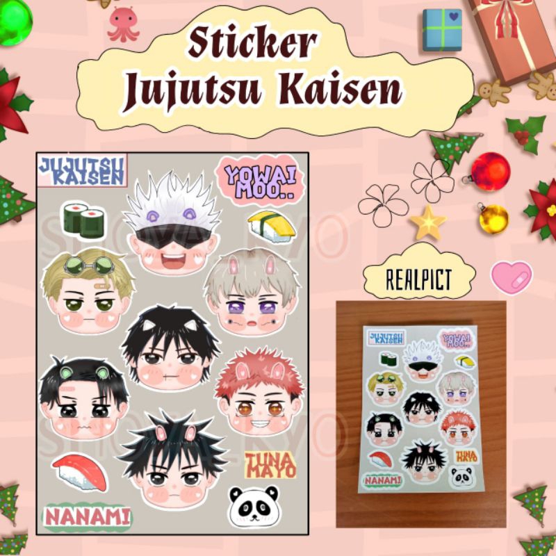 Jual Sticker Deco Jujutsu Kaisen anime jjk | Shopee Indonesia