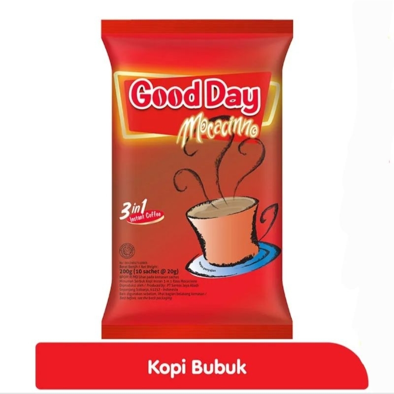 Jual Kopi Good Day 1 Renceng 10 Sachet | Shopee Indonesia