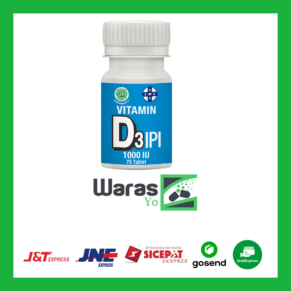 Jual [SW] Vitamin D3 1000 IU IPI 70 Tablet / VITAMIN D3 IPI / IPI ...