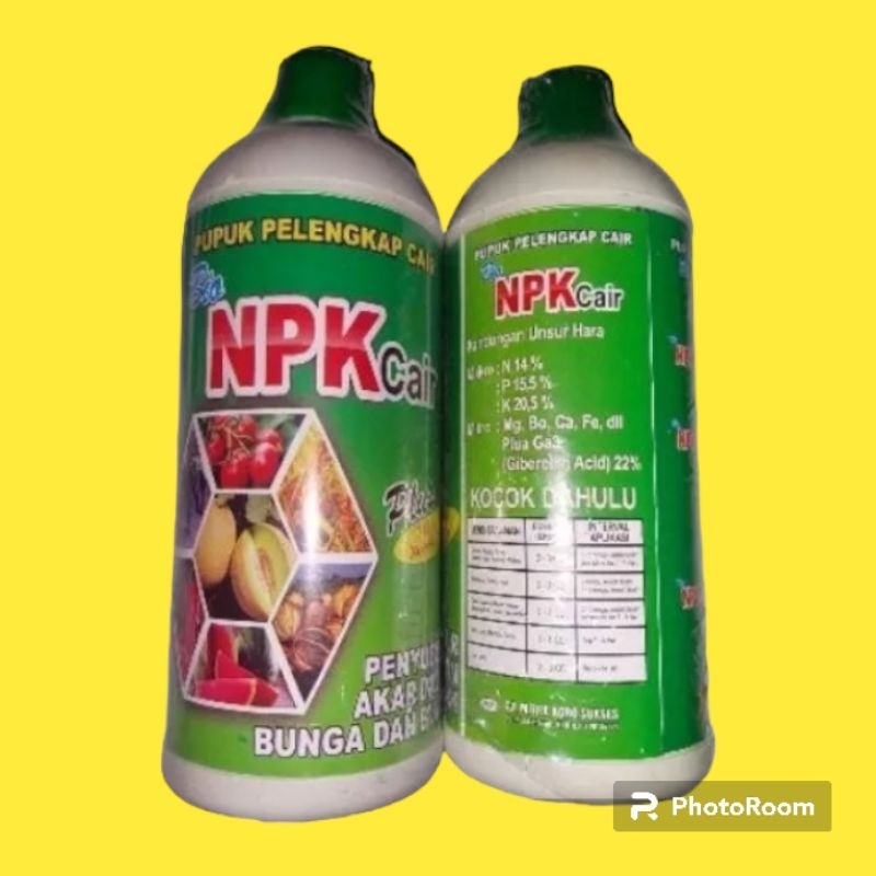 Jual PUPUK NPK CAIR PLUS GA3 KEMASAN 1 LITER | Shopee Indonesia