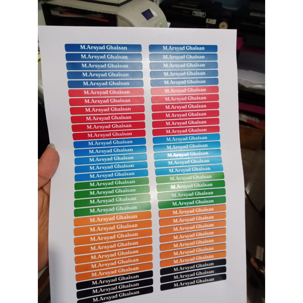 Jual STICKER PENSIL / PULPEN / ALAT TULIS. ORDER HARI INI BESOK ...