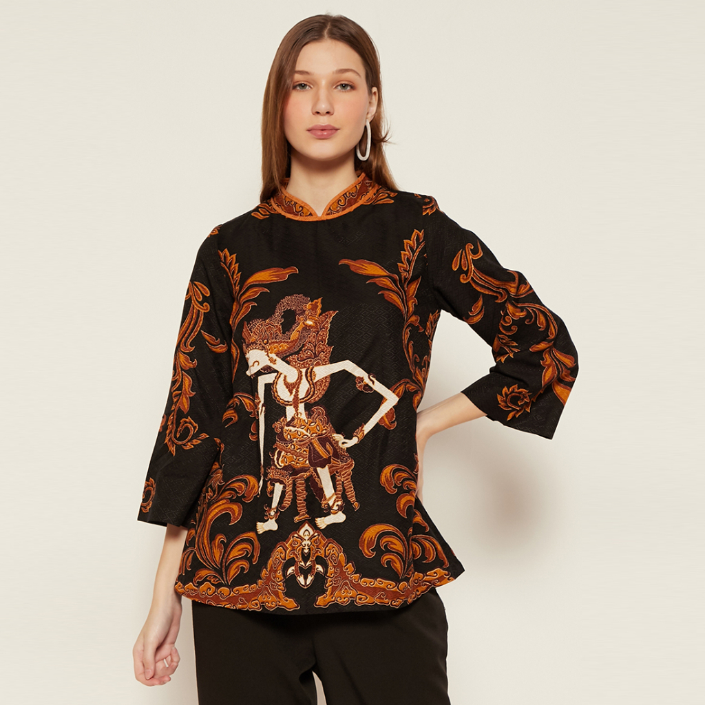 Jual Batik Semar Nola Blouse - Gatotkoco Wisudho - Sogan | Shopee Indonesia
