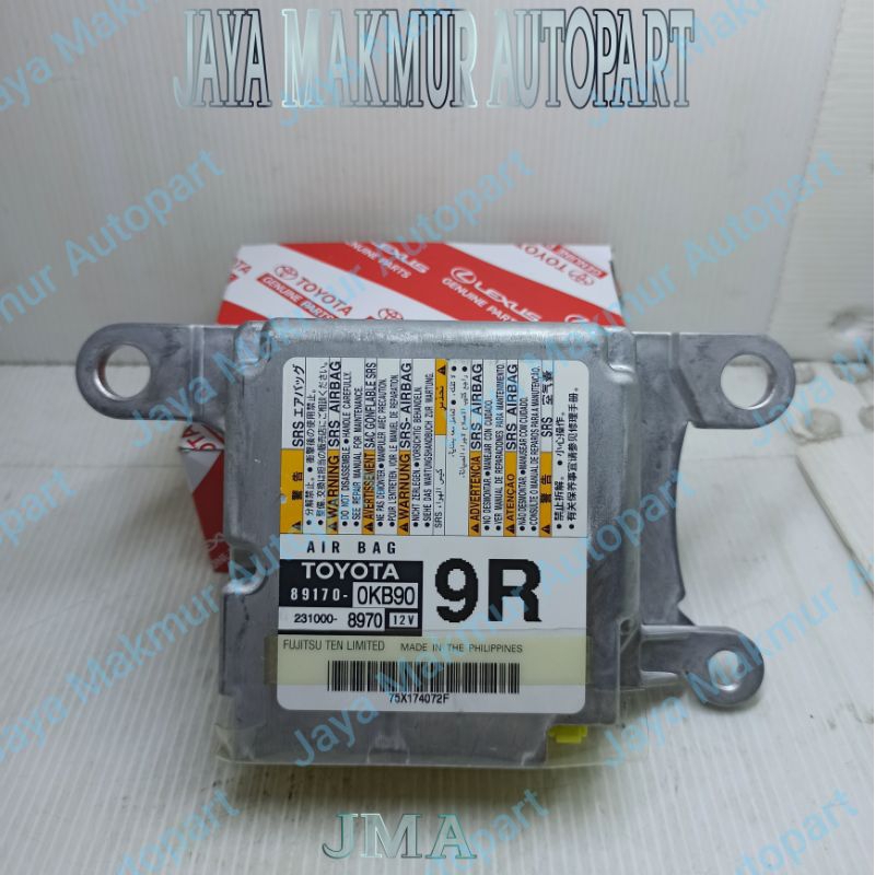 Jual ECU Modul Sensor Air Bag Airbag 89170-0KB90 Fortuner VRZ SRZ New ...