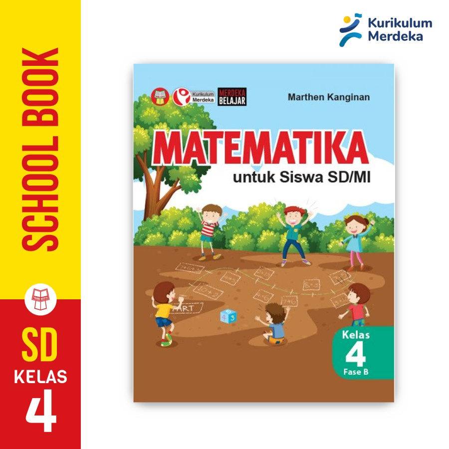 Jual Yrama Widya - Buku Matematika untuk Siswa SD/MI Kelas 4 (Buku Paket Kurikulum Merdeka ...