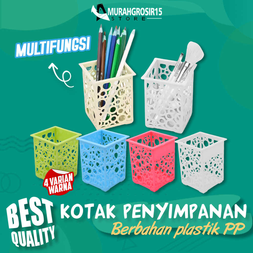 Jual Desk Pen organizer Kotak Black Tempat Pensil kotak Pulpen | Shopee ...