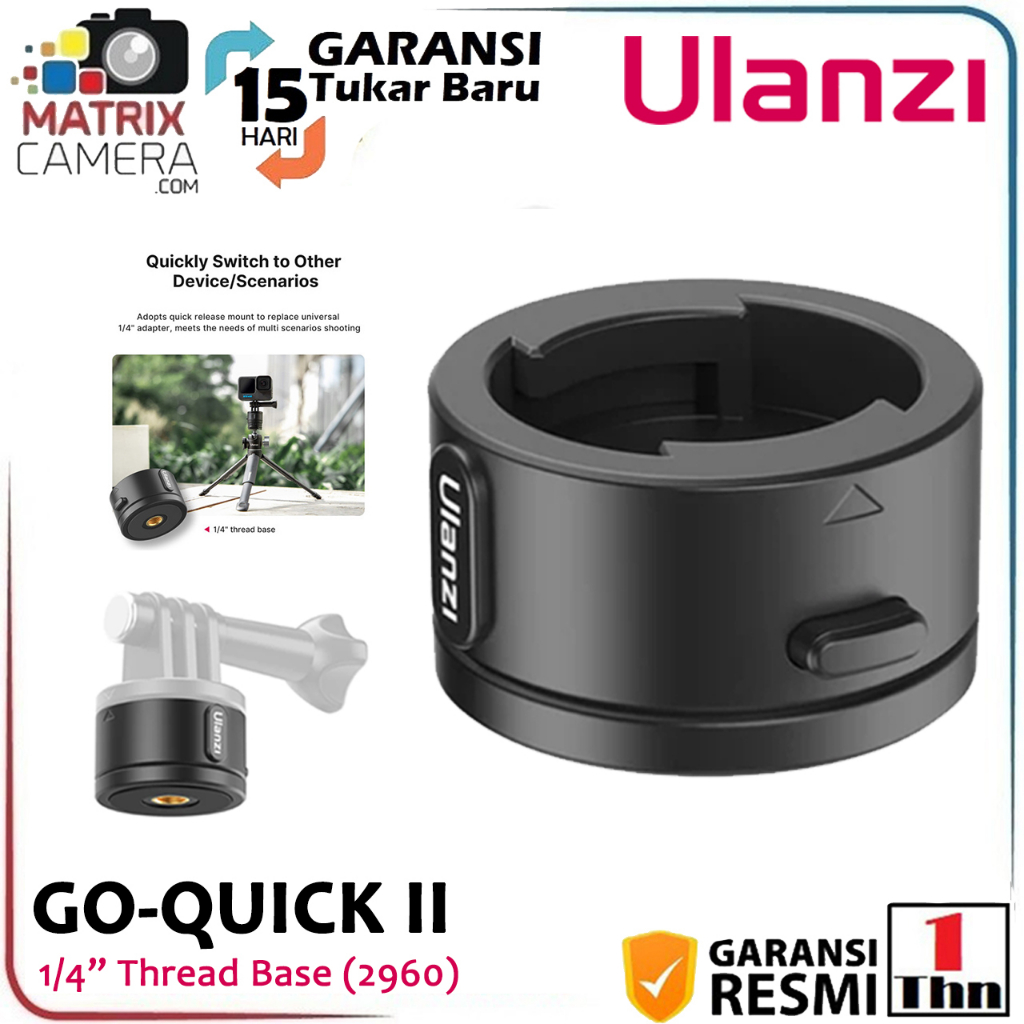 Jual Ulanzi Go-Quick II 1/4" Thread Base Quick Release System (2960 ...