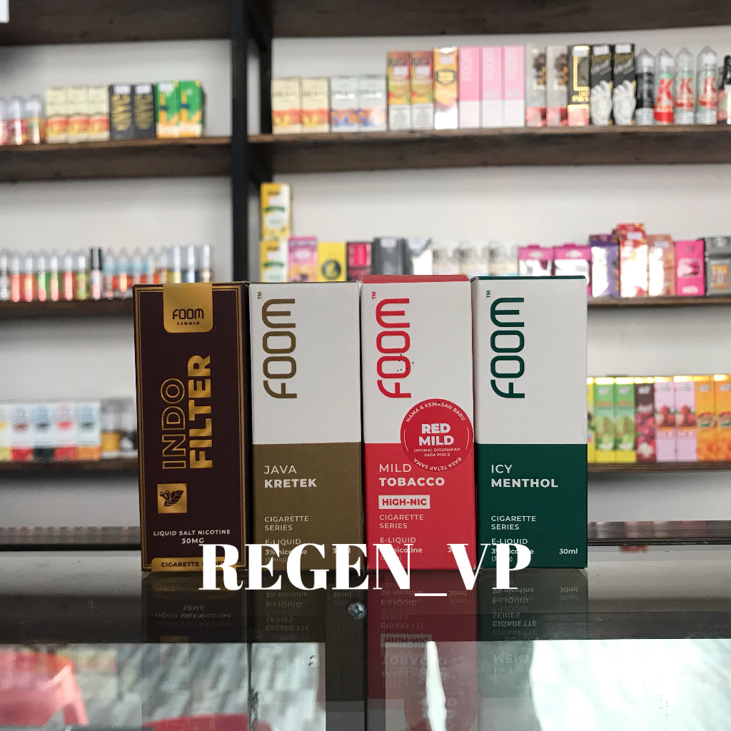 Jual LIQUID SALTNIC FOOM SERIES JAVA KRETEK ICY MENTHOL RED MILD INDO ...