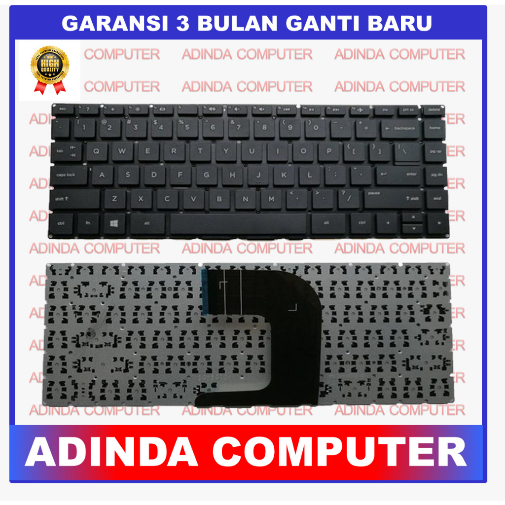 Jual Keyboard HP 14-AF 14AF 340 G3 346 G3 348 G3 240 G5 G4 245 G4 246 ...