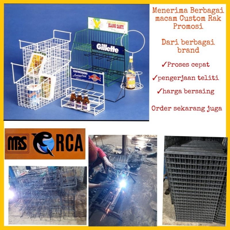 Jual (CUSTOM) Rak Promosi Rak Display Rak serbaguna Kuat Dan Kokoh ...