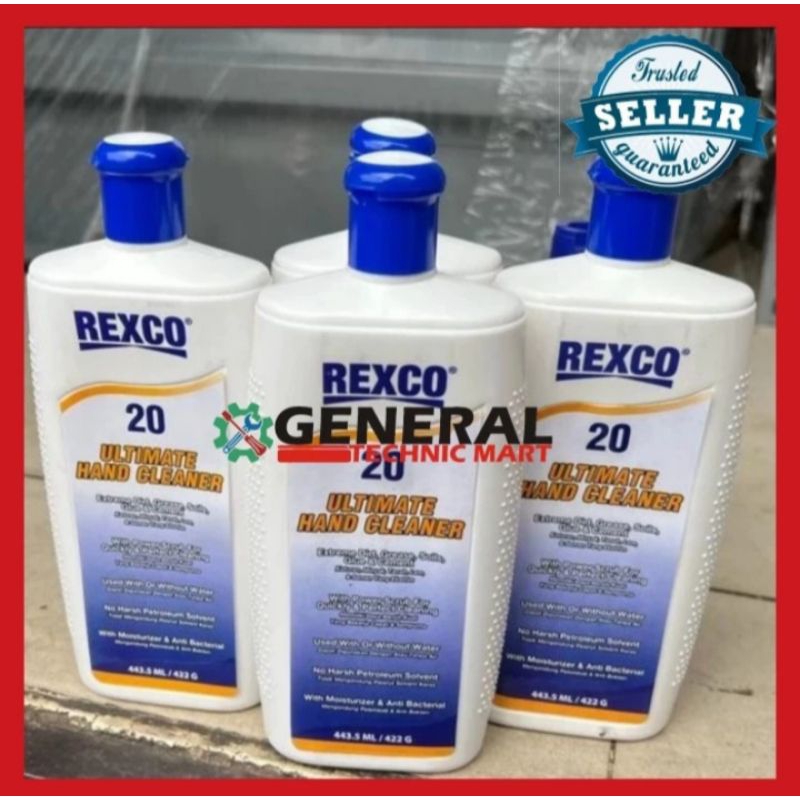 Jual REXCO 20 pembersih tangan 443ML ULTIMATE hand cleaner | Shopee ...