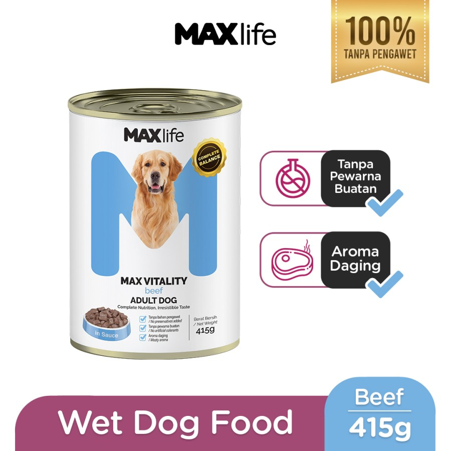 Jual Max Life Beef Adult 415g | Shopee Indonesia