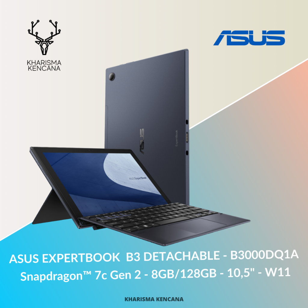 Jual ASUS EXPERTBOOK B3000DQ1A-HT7C81M Snapdragon™ 7c Gen 2 8GB/128GB ...