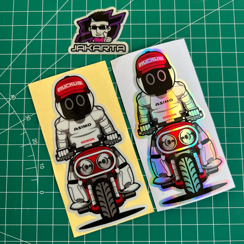 Jual STIKER STICKER ASIMO MONKEY PRINCUTT | Shopee Indonesia