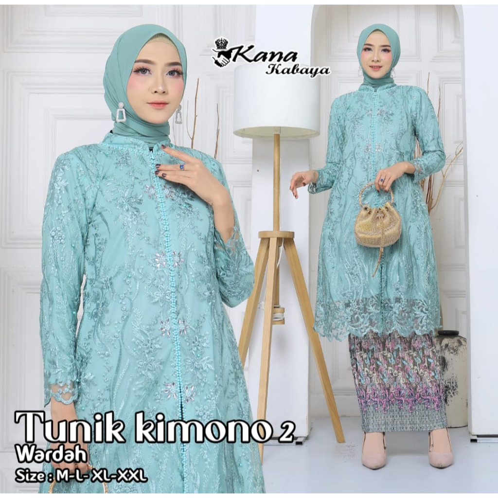 Jual Ready Set Tunik Busui Payet//Kebaya Modern//Kebaya Pesta Mewah ...