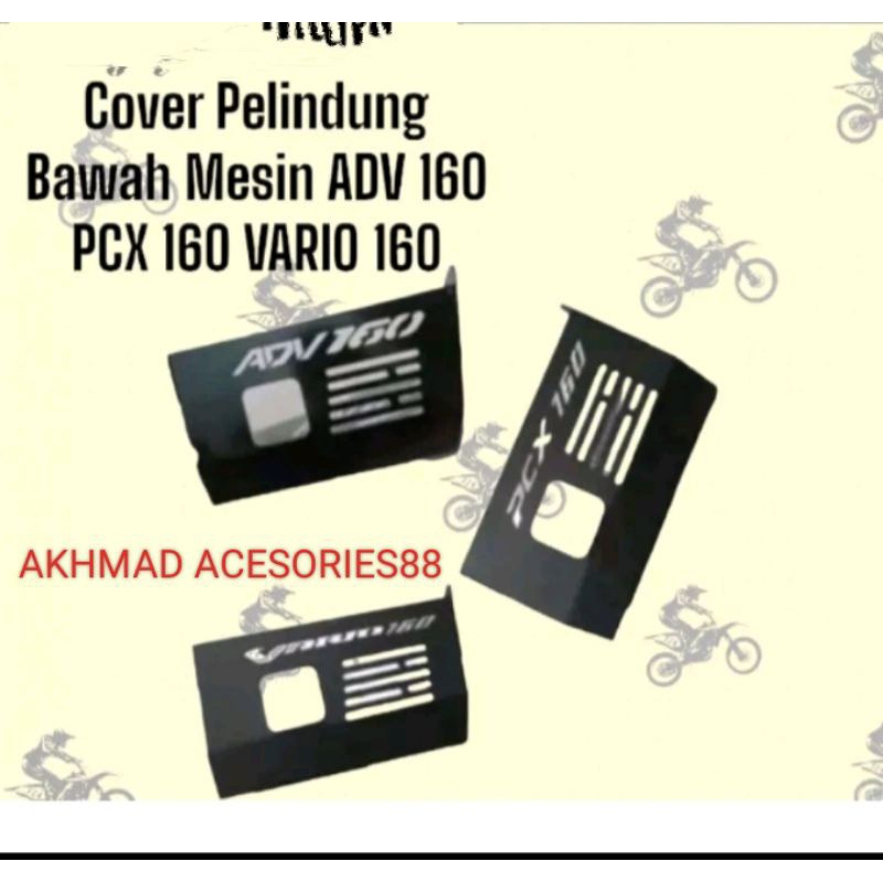 Jual COVER ENGINE PELINDUNG BAWAH MESIN ADV 160 PCX 160 VARIO 160 | Shopee Indonesia