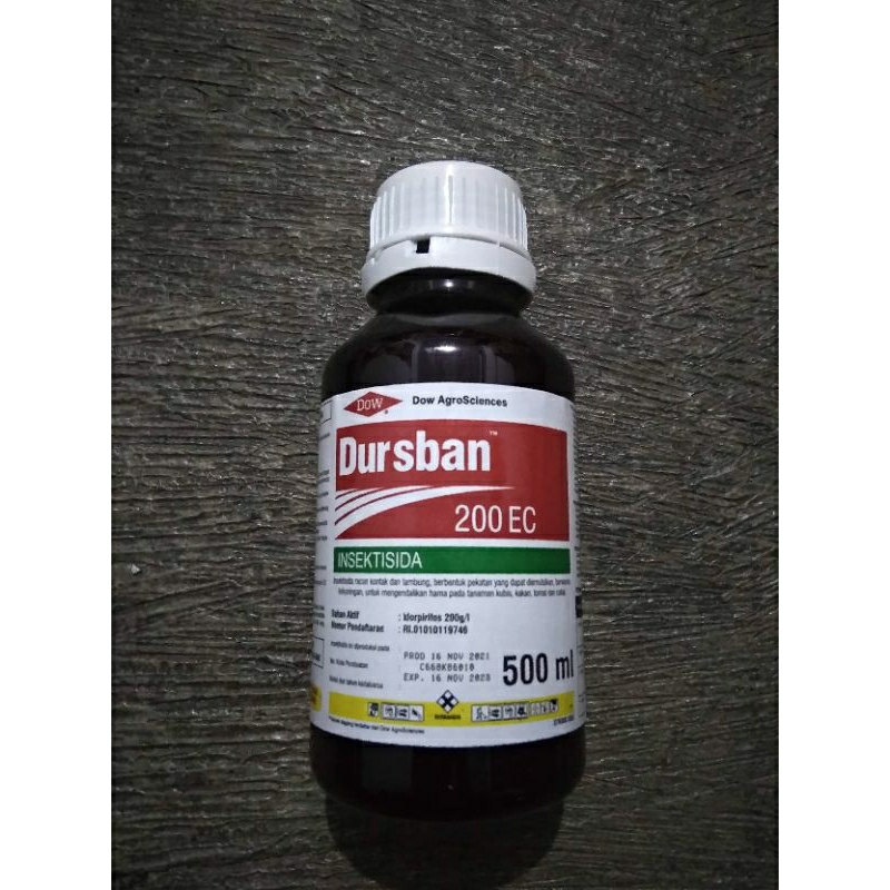 Jual DURSBAN 200EC INSEKTISIDA 500 ML | Shopee Indonesia