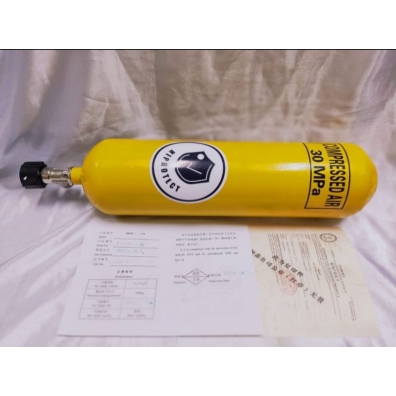 Jual spare air breathing apparatus cylinder 6liter tabung scba ...