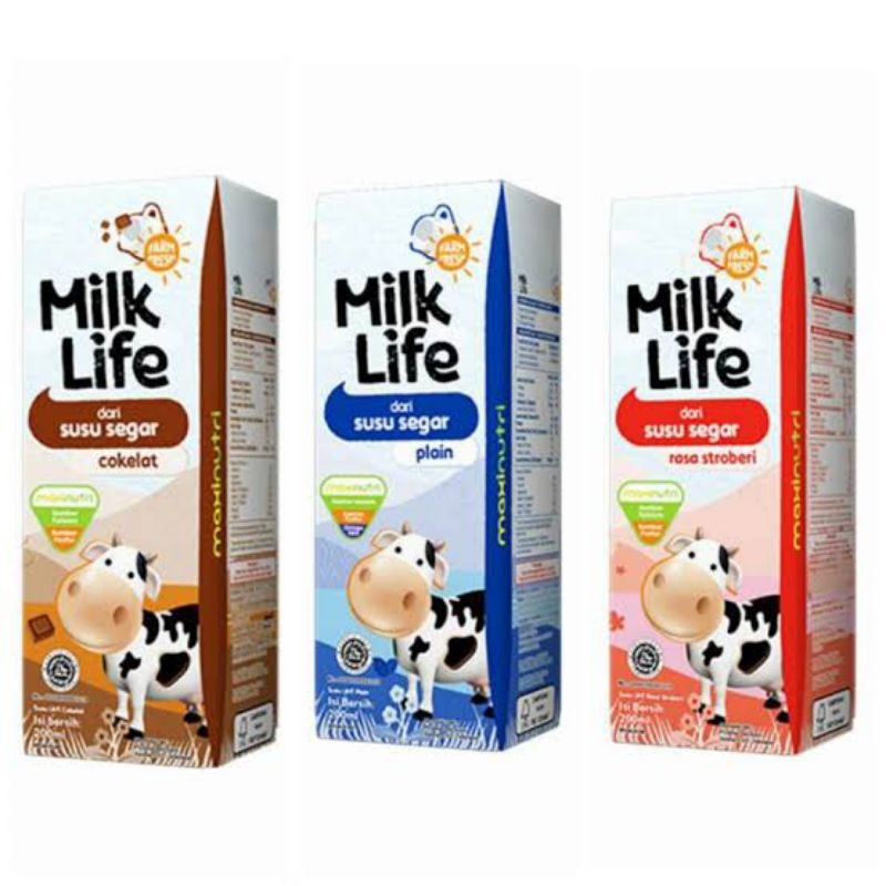 Jual Susu UHT Milk Life 115 ml (edisi BTS) isi 40 | Shopee Indonesia
