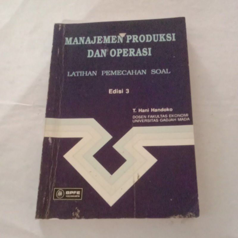 Jual Manajemen Produksi dan Operasi edisi 3 by T.Hani Handoko ( ORI ...