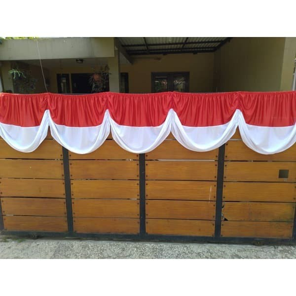 Jual Bendera Umbul Umbul Gelombang Merah Putih 5 Gelombang Bendera Background | Shopee Indonesia
