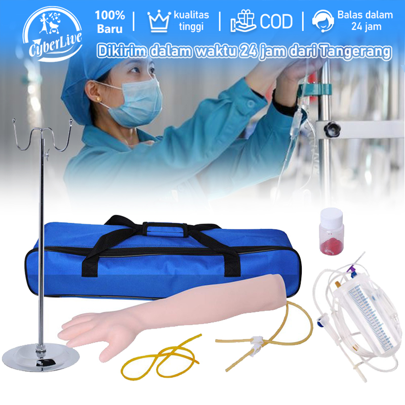Jual Set Phantom Manikin Tangan / Lengan Infus Silikon / Alat Peraga ...