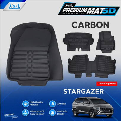 Jual Stargazer Karpet 5D JSL Mat Model Carbon | Shopee Indonesia