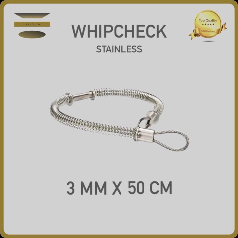 Jual WHIPCHECK STAINLESS 3 MM X 50 CM (SAFETY HOSE WHIP CHECK ...