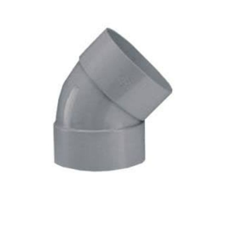 Jual knie elbow rucika pvc 45 derajat 4in tebal | Shopee Indonesia
