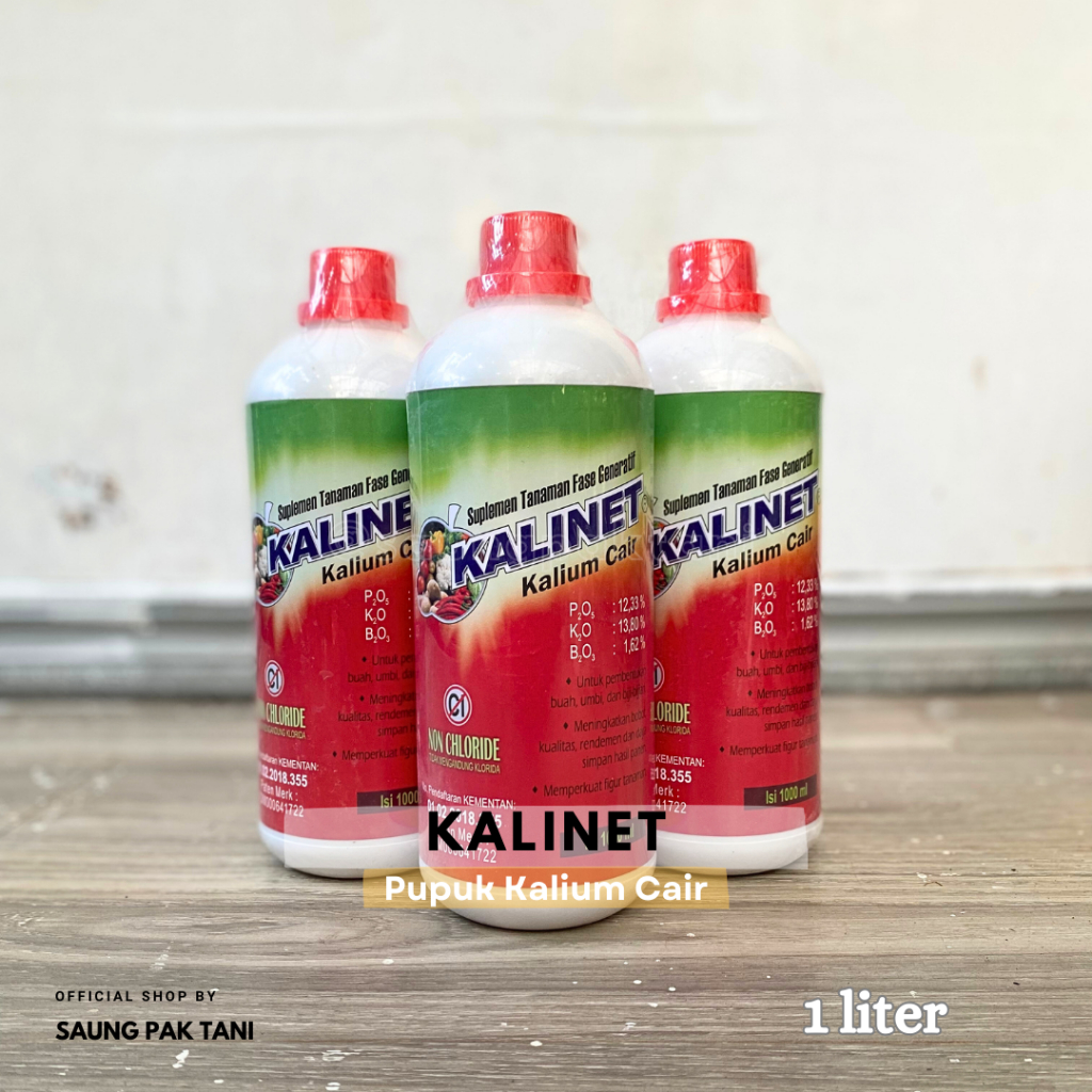 Jual KALINET Pupuk Kalium Cair 1000ML Pembuah Tanaman | Shopee Indonesia